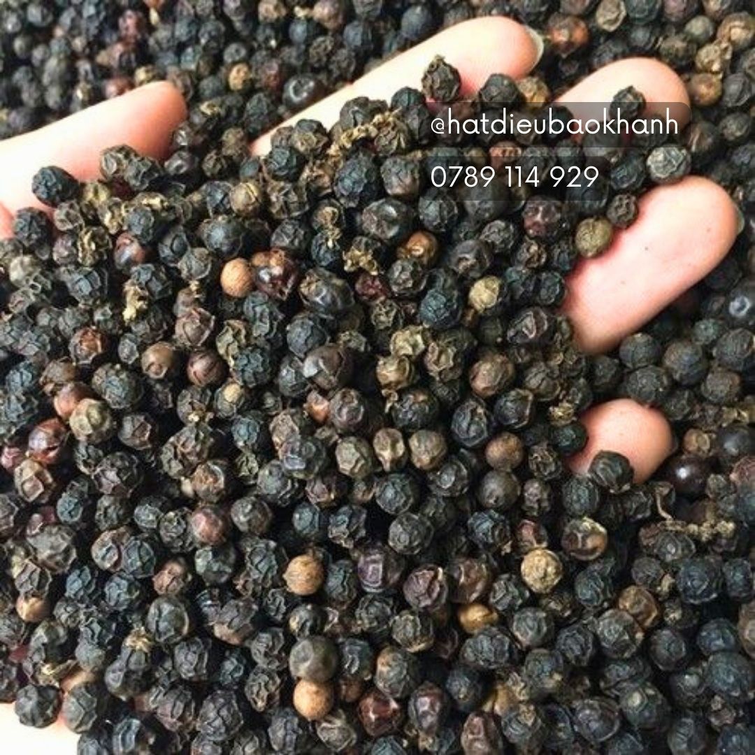 500G Tiêu Đen Nguyên Hạt Bình Phước, Tiêu Đen Cay Nồng, Chắc Hạt - Hạt ...