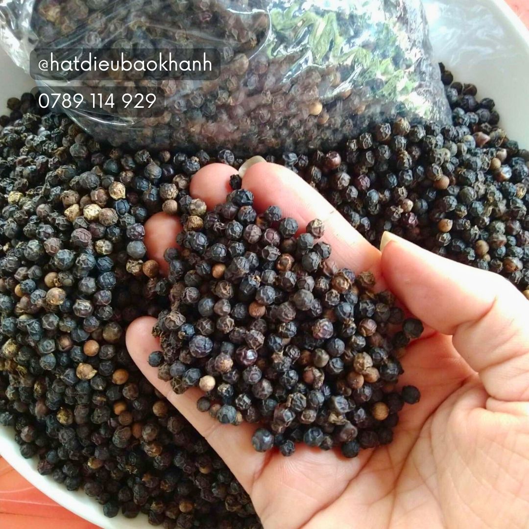 500G Tiêu Đen Nguyên Hạt Bình Phước, Tiêu Đen Cay Nồng, Chắc Hạt - Hạt ...