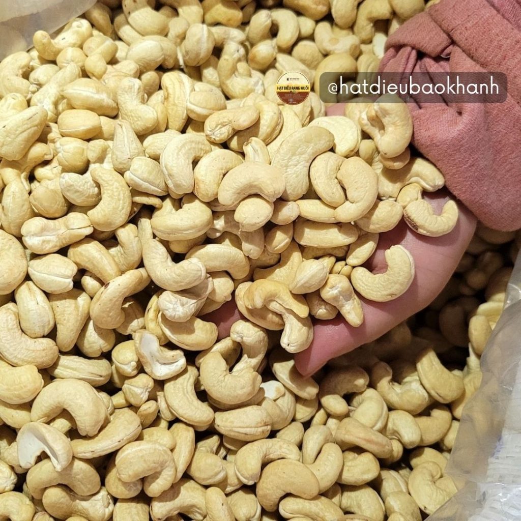 500G Hạt Điều Tươi/Sống Nguyên Hạt Loại A VIP (W180) - Hạt Điều Bảo Khánh